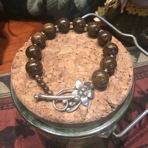 Silpada | Jewelry | Silpada Brown Bronzite Bracelet | Poshmark